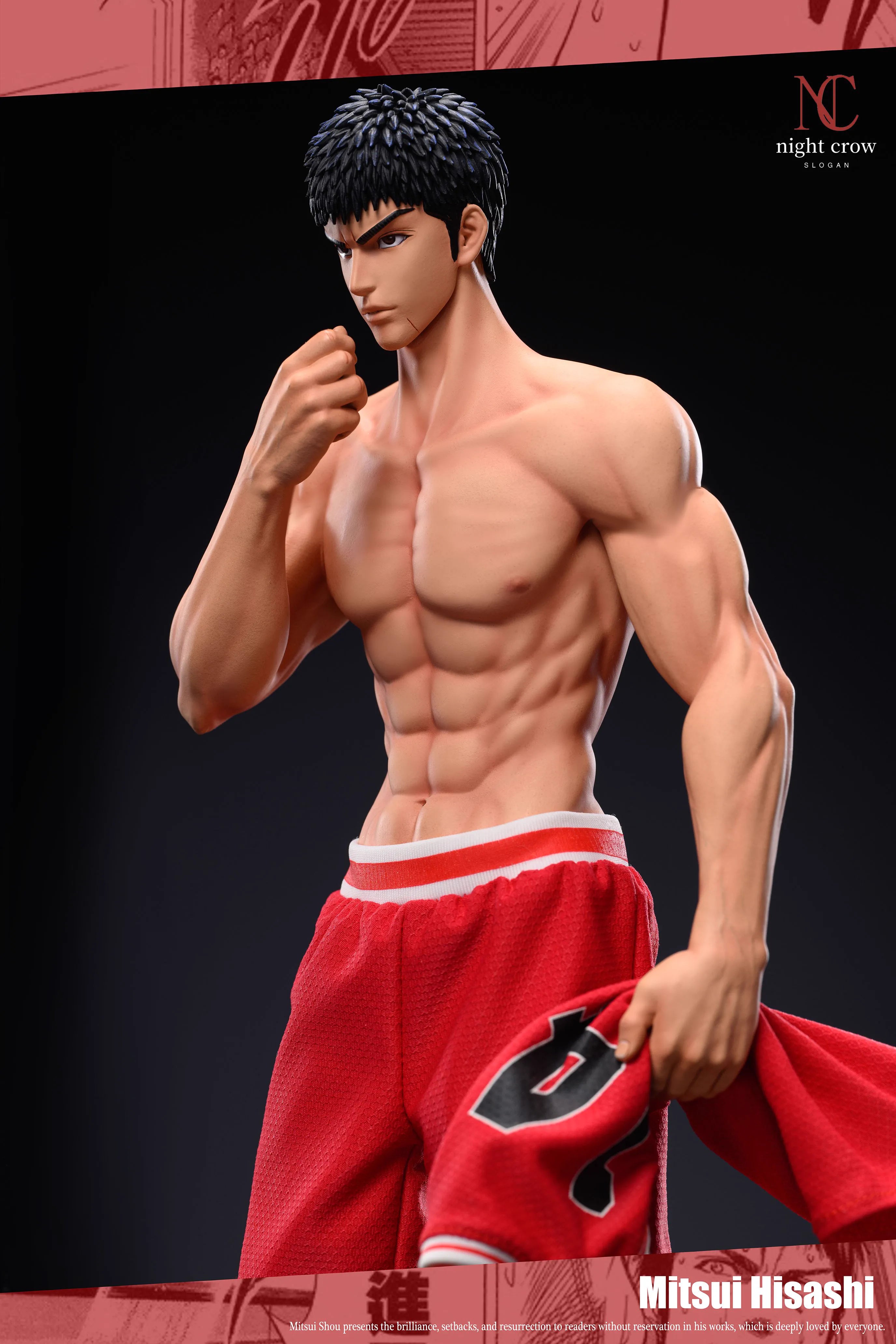 PRE-ORDER 1/6 Scale Hisashi Mitsui Resin Statue Slam Dunk (Limited Edi ...