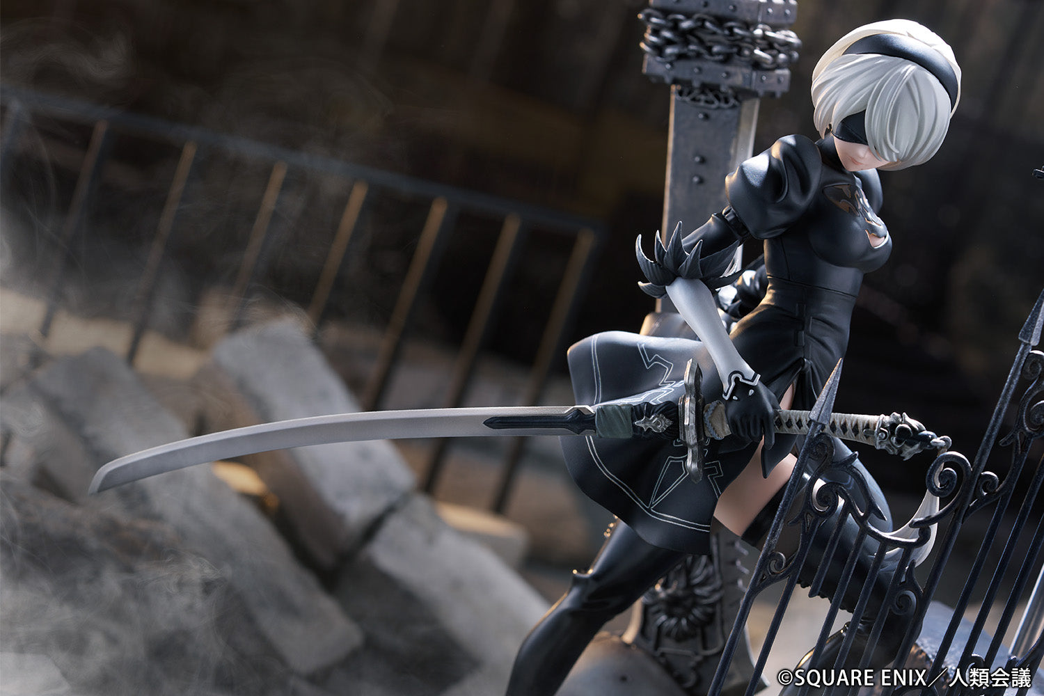PRE-ORDER 1/7 Scale YoRHa No. 2 Type B (2B) "Exploration" NieR: Automa ...