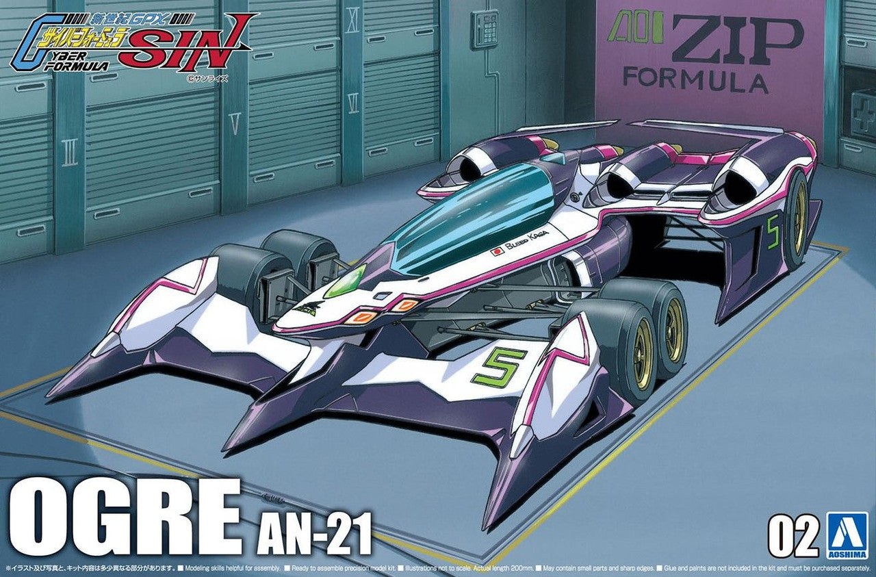 PRE-ORDER /24 Cyber Formula No.2 Ogre AN-21 Plastic Model Future GPX C ...
