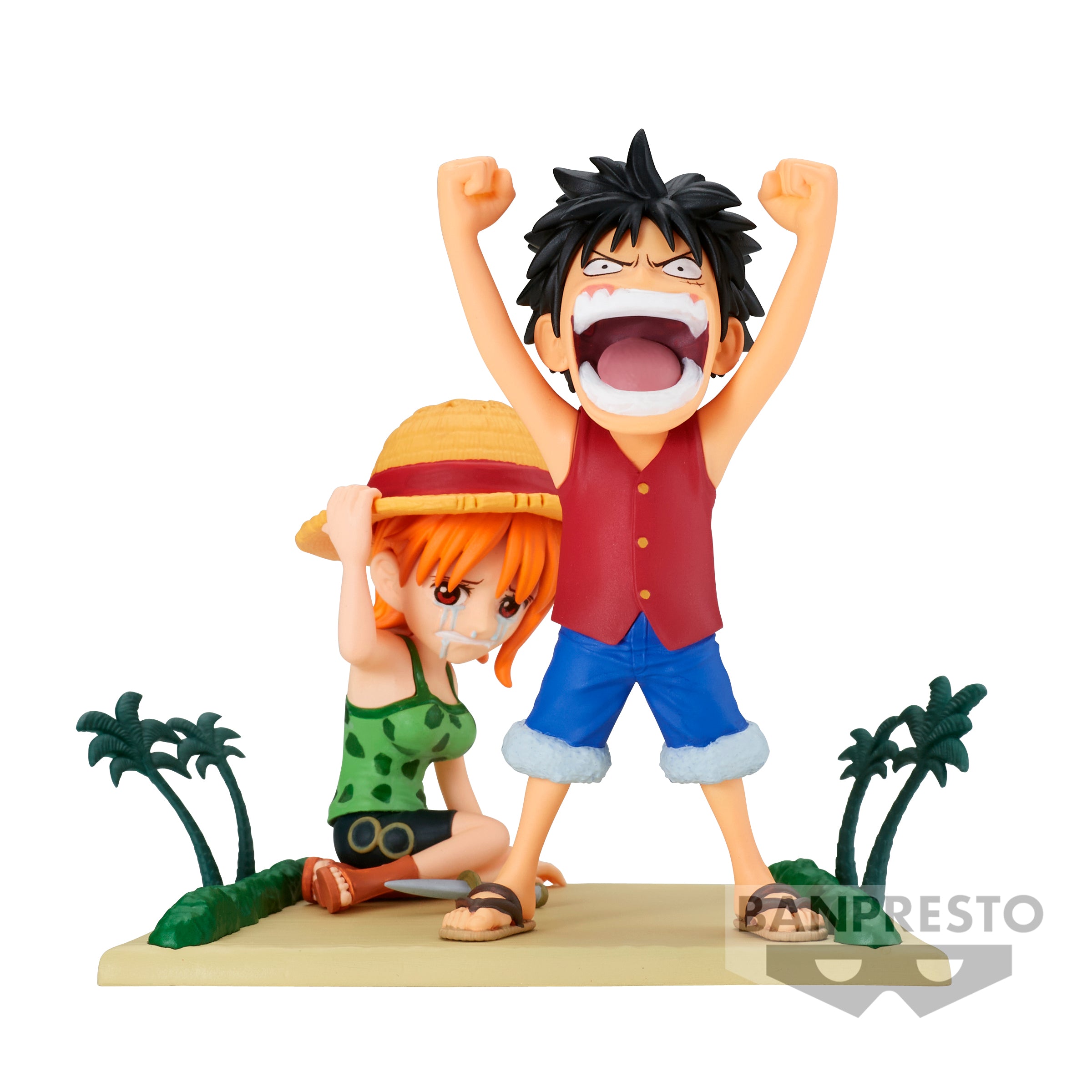 PRE-ORDER Luffy & Nami One Piece World Collectable Figure Log – Den Den ...