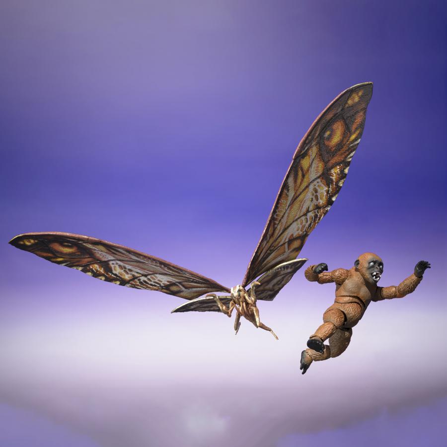 PRE-ORDER S.H.MonsterArts Suko & Mothra Godzilla x Kong : The New Empi ...