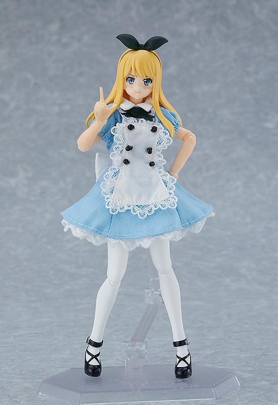 PRE-ORDER figma Female Body (Alice) with Dress + Apron Outfit – Den Den ...