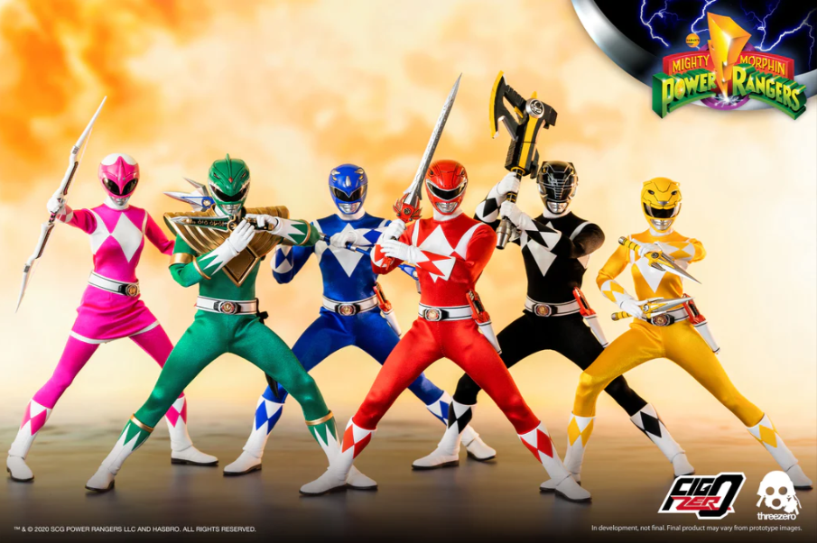 PRE-ORDER 1/6 Scale Mighty Morphin Power Rangers Collectible Figures ...